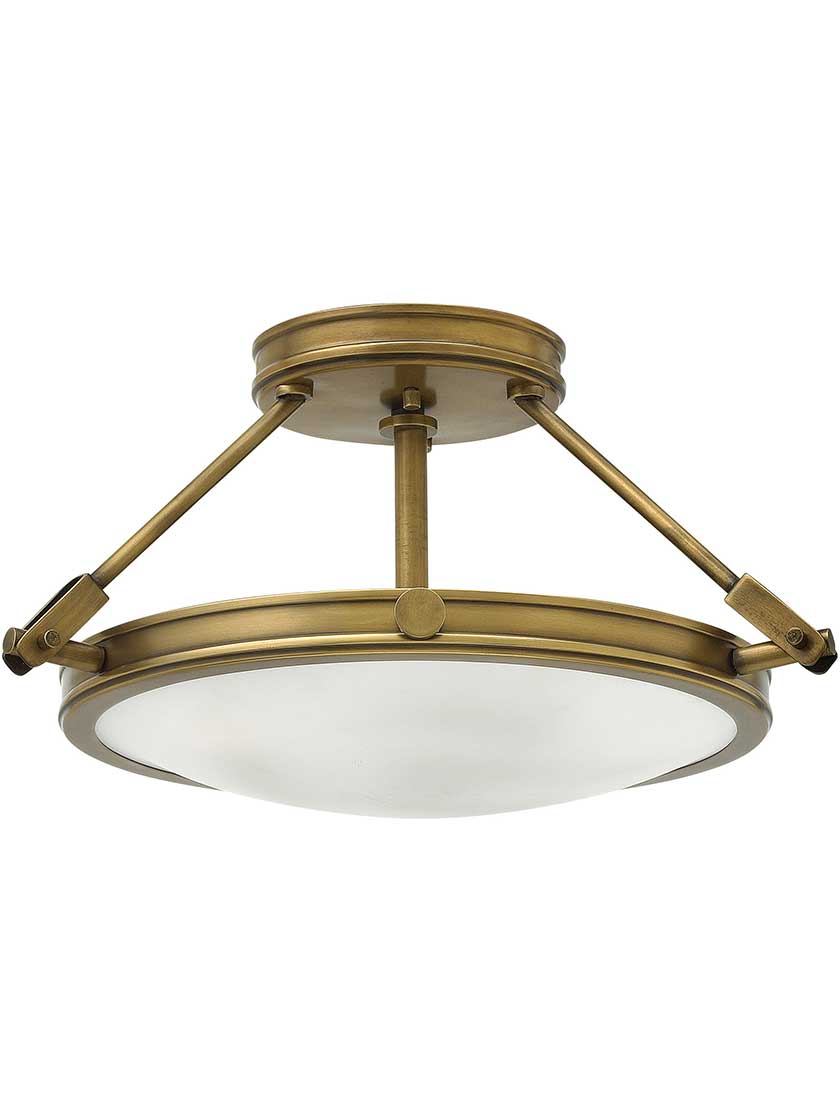 Collier 3-Light Semi-Flush Ceiling Light | House of Antique Hardware