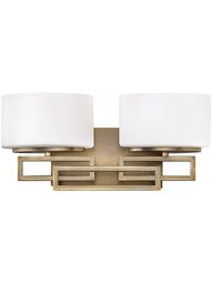 Lanza 4-Light Bath Sconce with Etched Opal-Glass Shades | House of ...