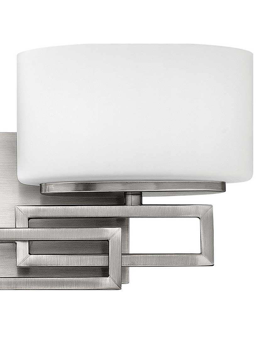 Lanza 2-Light Bath Sconce with Etched Opal-Glass Shades | House of ...