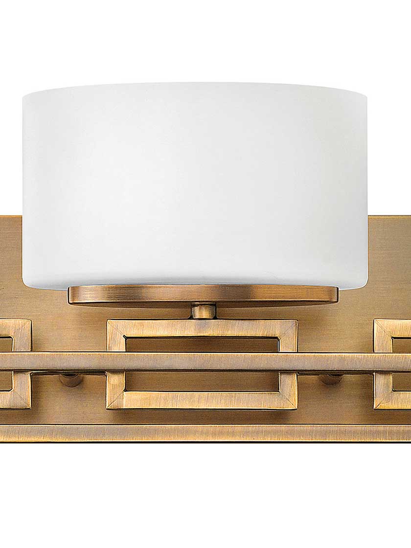 Lanza 3-Light Bath Sconce with Etched Opal-Glass Shades | House of ...