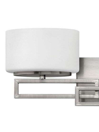 Lanza 3-Light Bath Sconce with Etched Opal-Glass Shades | House of ...
