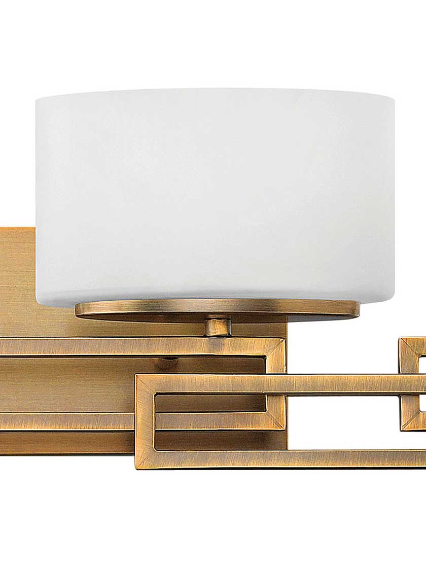 Lanza 4-Light Bath Sconce with Etched Opal-Glass Shades | House of ...
