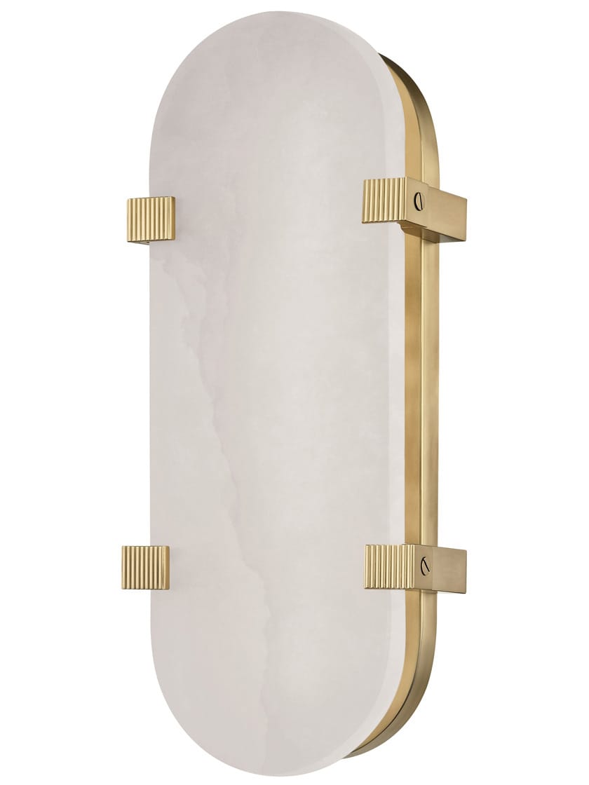 Skylar Alabaster Wall Sconce - 13.75" H | House of Antique Hardware