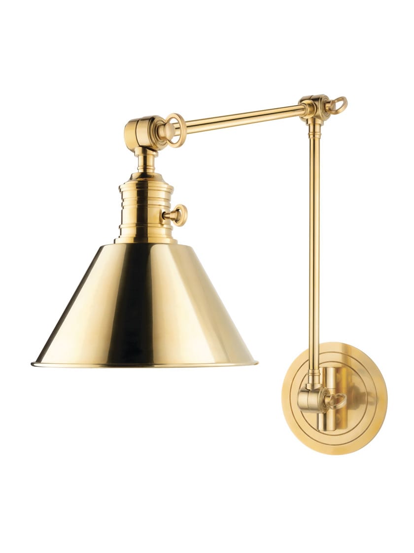 Garden City Articulating Solid Brass Wall Sconce | House of Antique ...