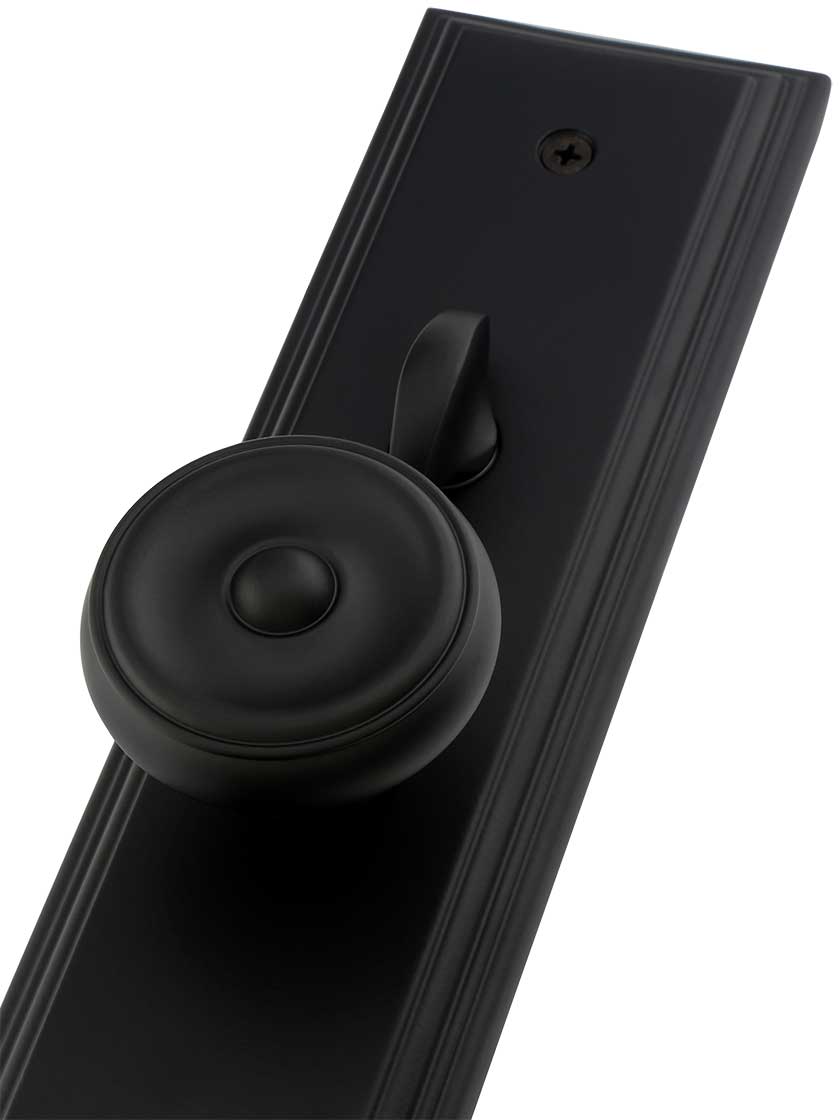 Melrose Style Mortise Handleset With Choice Of Interior Knob Or Lever ...