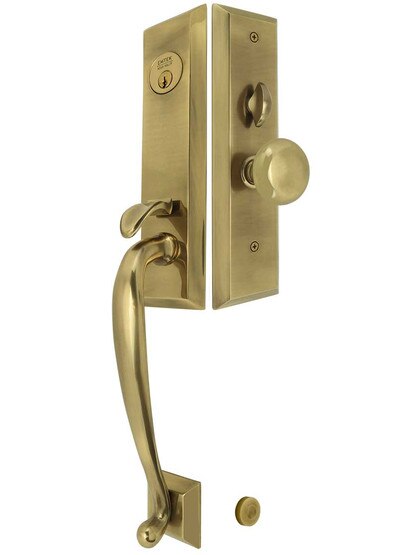 Harrison Rectangular Thumb-Latch Mortise Entry Set with Choice of ...