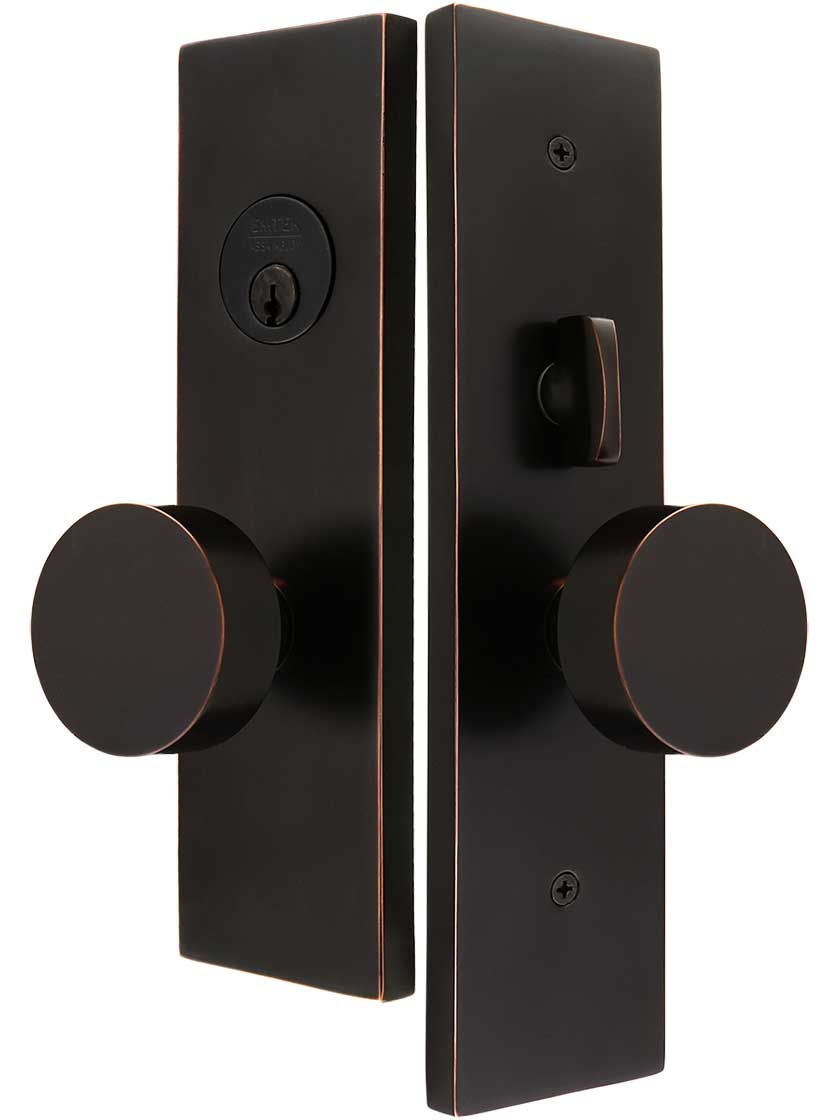 Mormont Mortise Entry Set with Round Knobs | House of Antique Hardware