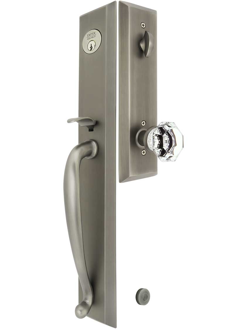 Jefferson Tubular Entry Handleset with Choice of Interior Knob | House ...