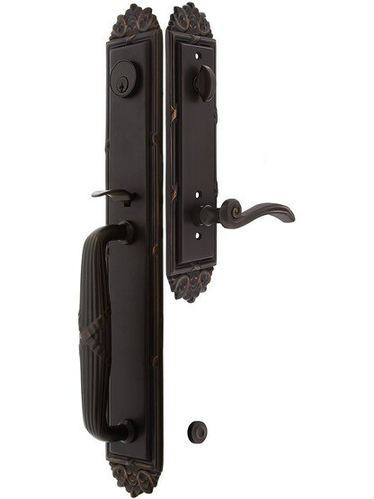 Imperial Style Tubular Handleset With Choice Of Interior Knob Or Lever ...