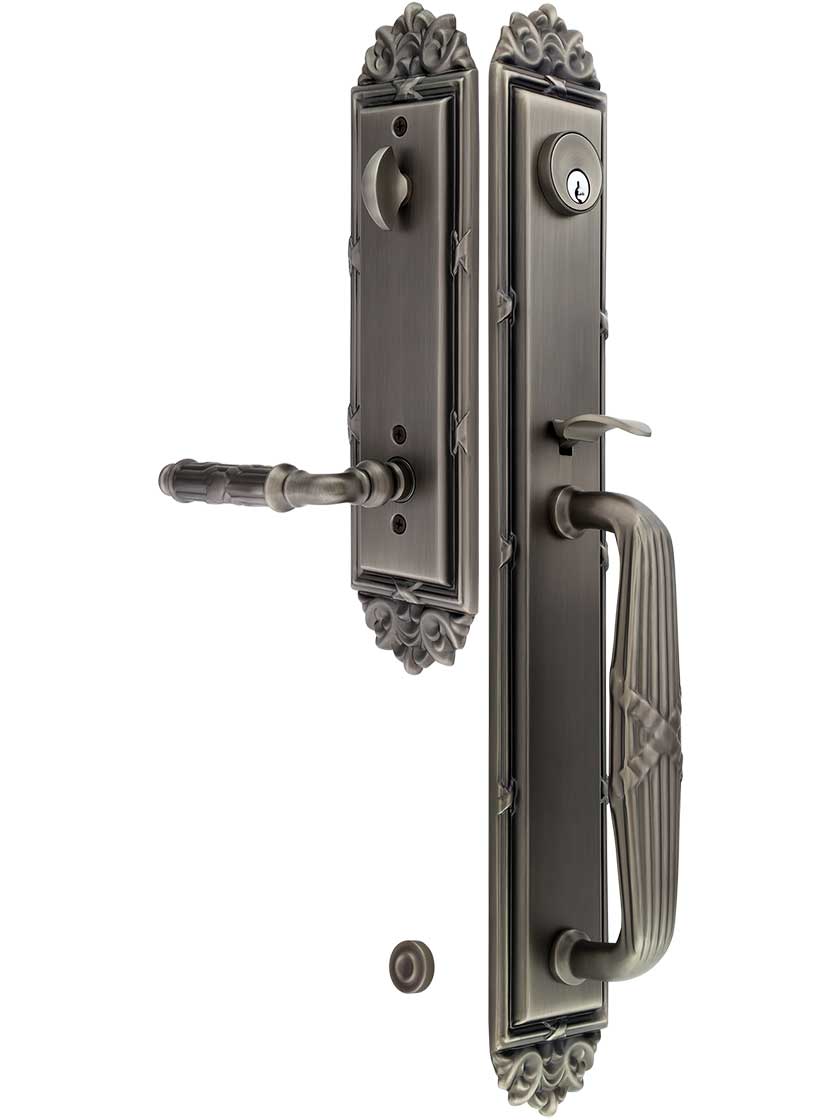 Imperial Style Tubular Handleset With Choice Of Interior Knob Or Lever ...