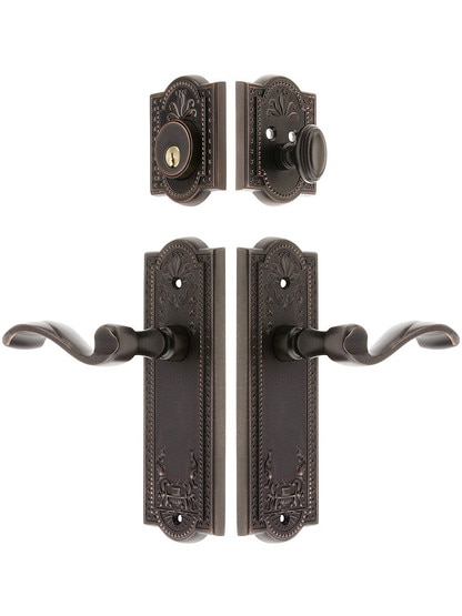 Grandeur "Parthenon" Entrance Door Set With Portofino Levers | House of ...