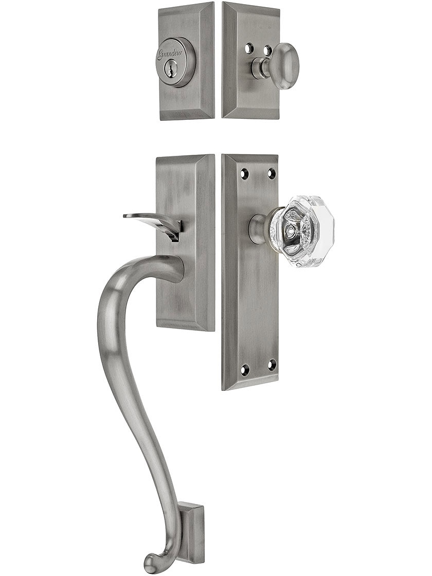Grandeur "Fifth Avenue" Thumb latch Entry Set With Fifth Avenue ...