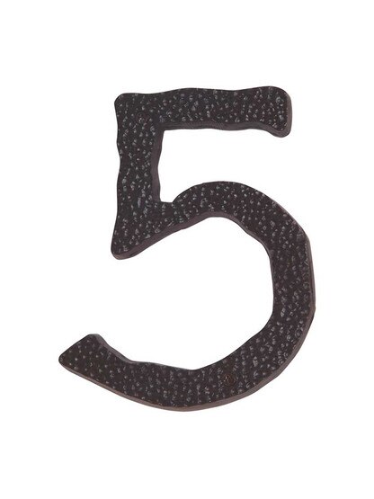 Hammered Surface House Numbers - 5 1/2" Height | House of Antique Hardware