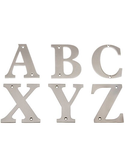 Premium Brass House Letters - 4" Height | House of Antique Hardware