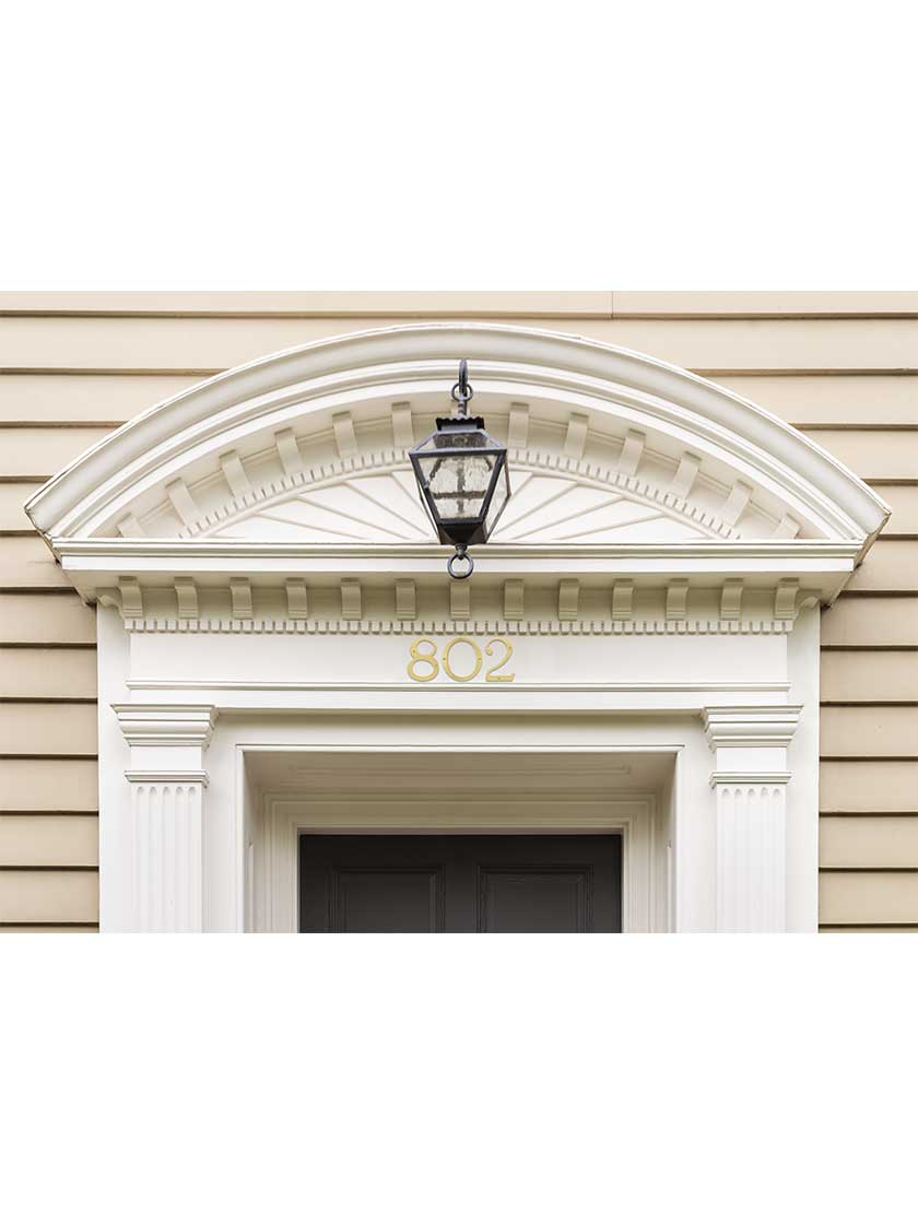 Premium Brass House Numbers - 6" Height | House of Antique Hardware