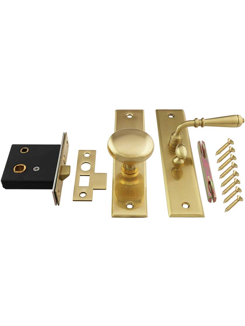 New York Screen Door Lock Set With 1 1/4" Backset | House of Antique ...