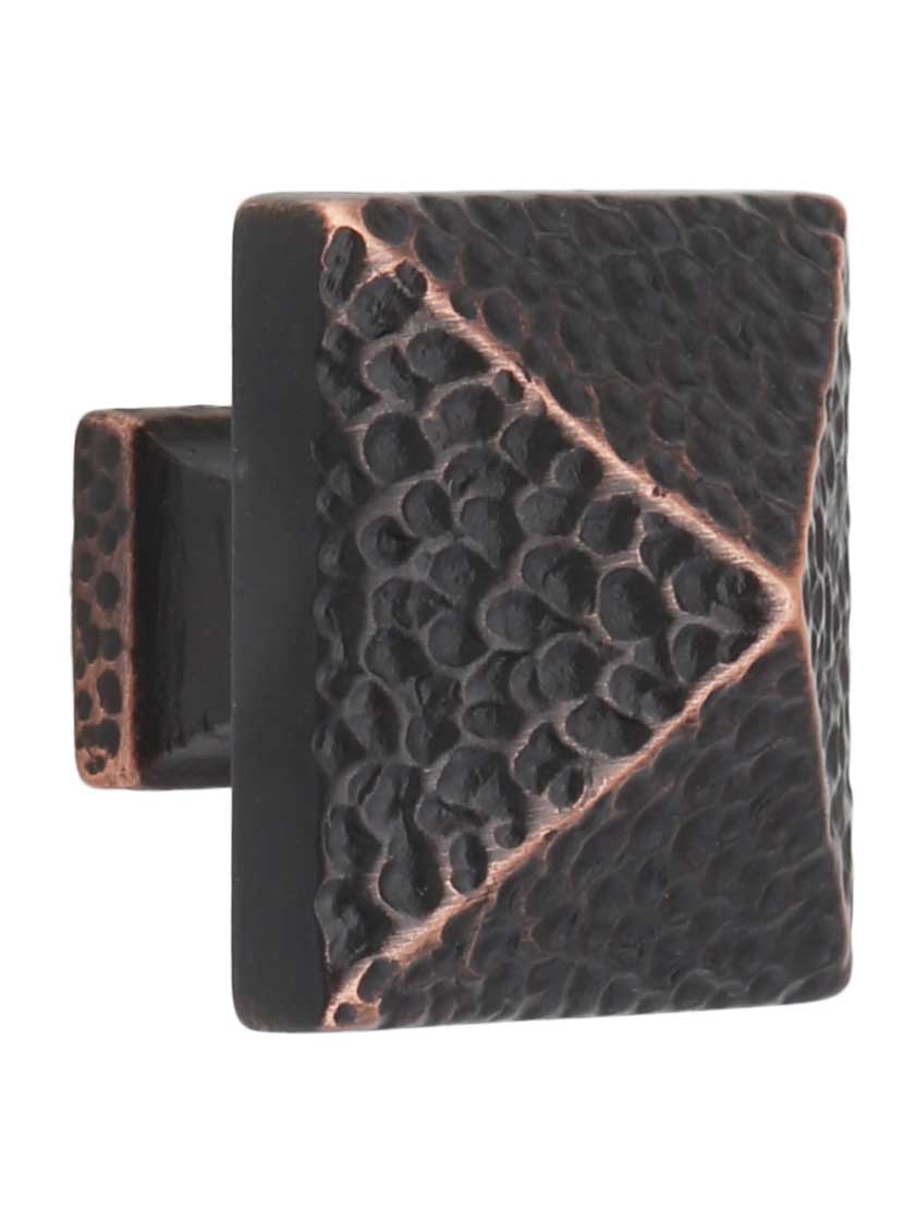 Ruskin Pyramid Cabinet Knob - 1 1/4" Square | House of Antique Hardware