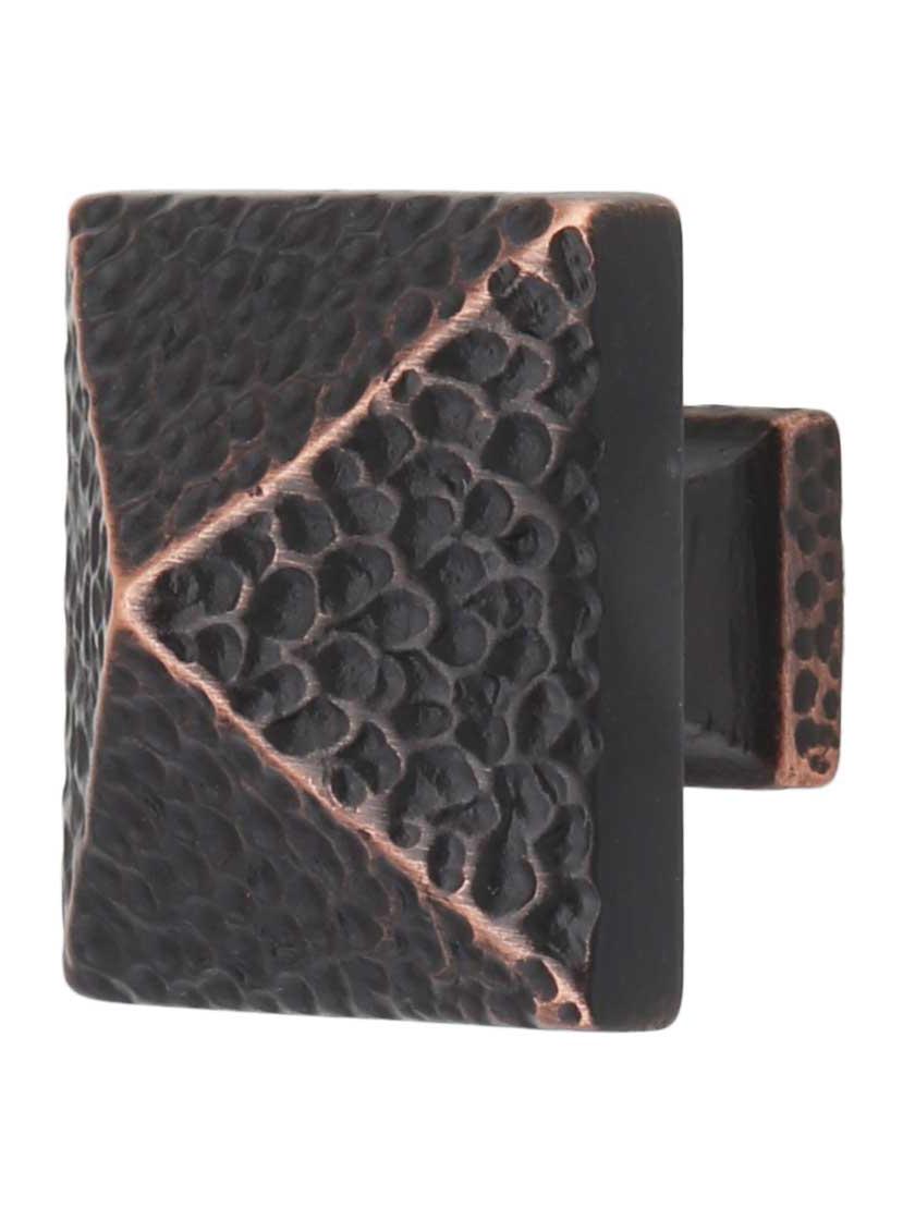 Ruskin Pyramid Cabinet Knob - 1 1/4" Square | House of Antique Hardware