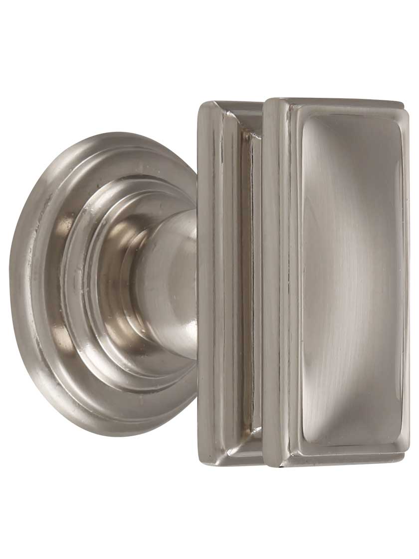 Campaign 1 1/2" Rectangular Cabinet Knob | House of Antique Hardware