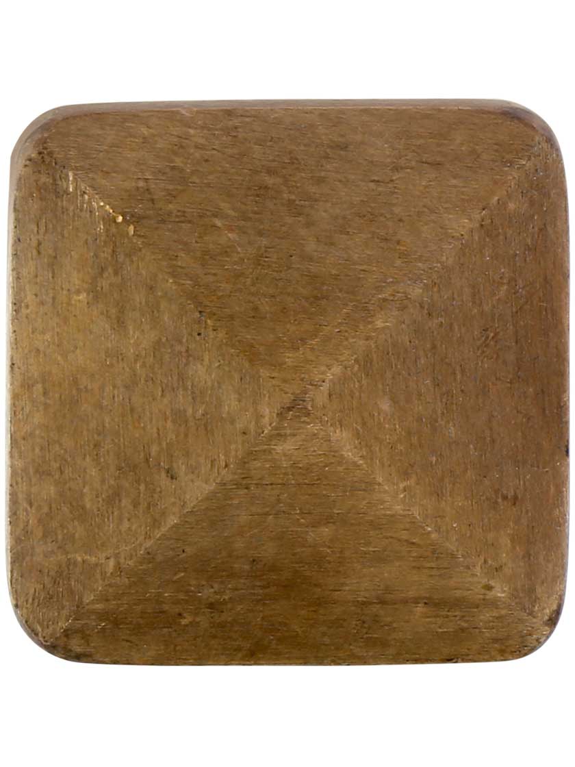 Bronze Pyramid 1 1/4-Inch Cabinet Knob | House of Antique Hardware