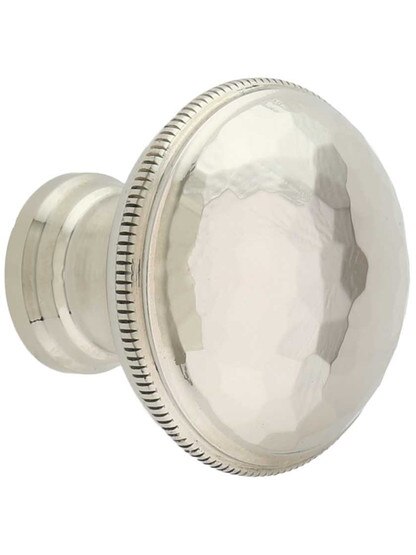 polished silver cabinet knobs