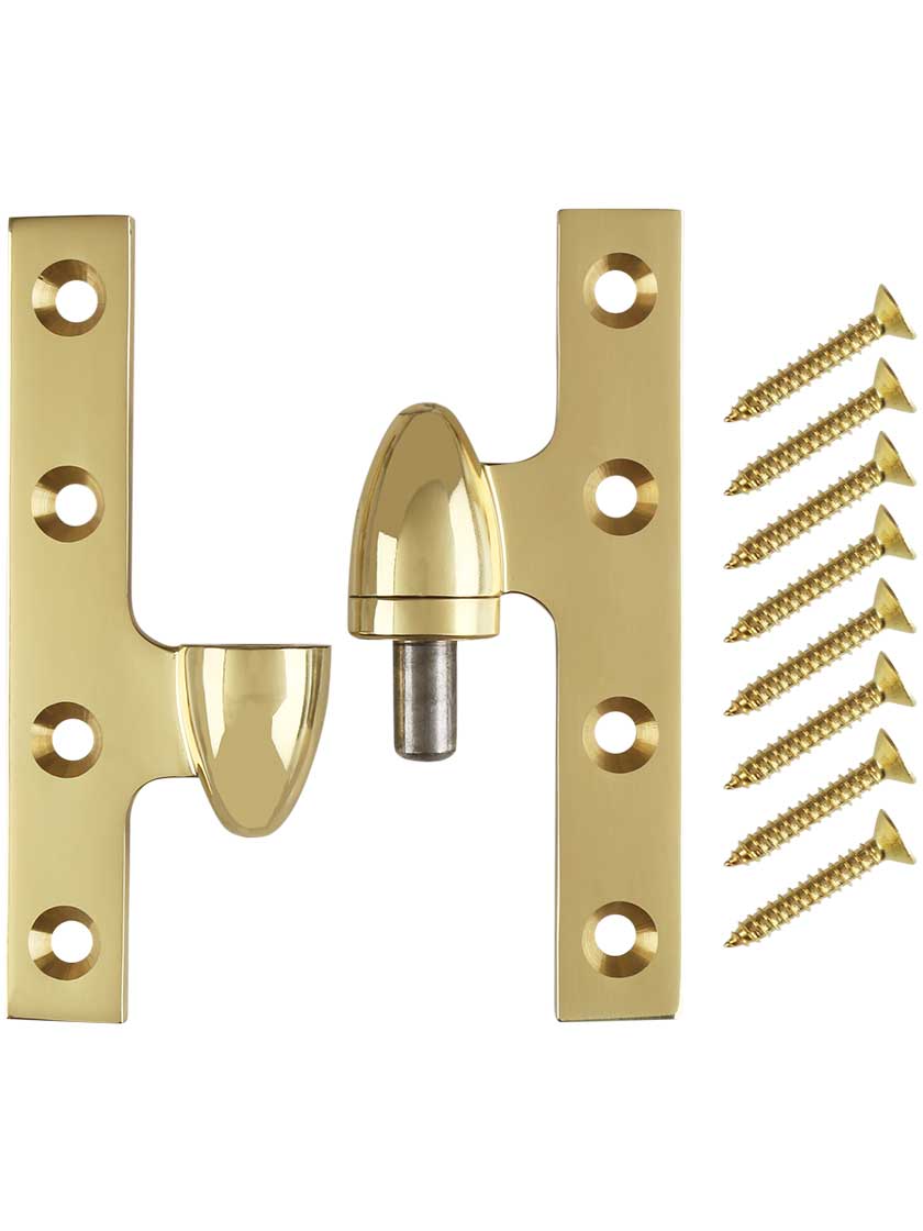 5" x 3 1/4" Premium Olive Knuckle Hinge | House of Antique Hardware