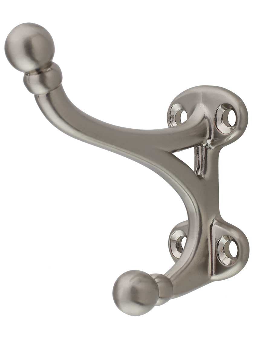 Double Utility Hook with Circular Heads | House of Antique Hardware