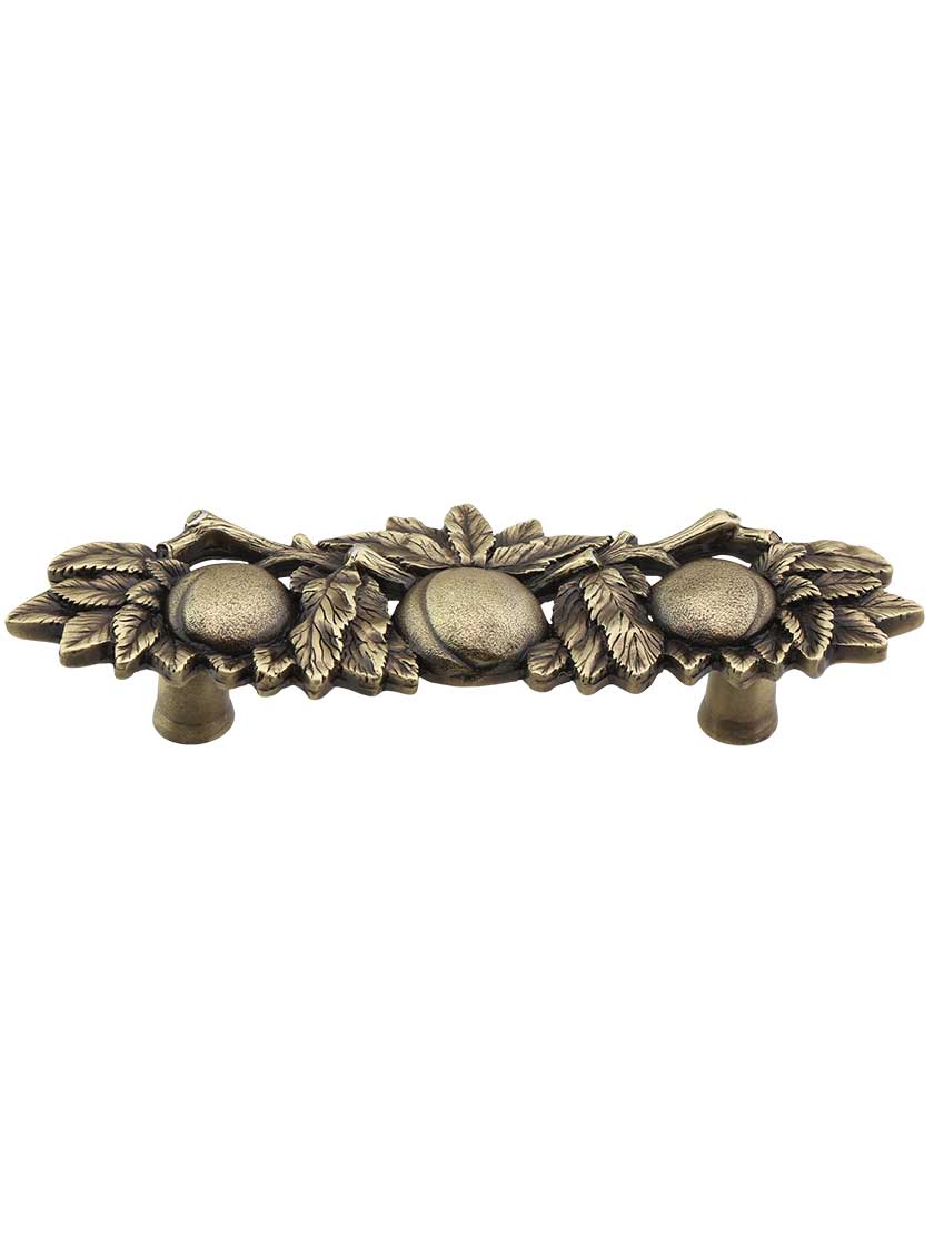 Georgia Peach Drawer Pull - 3" Center-to-Center | House of Antique Hardware