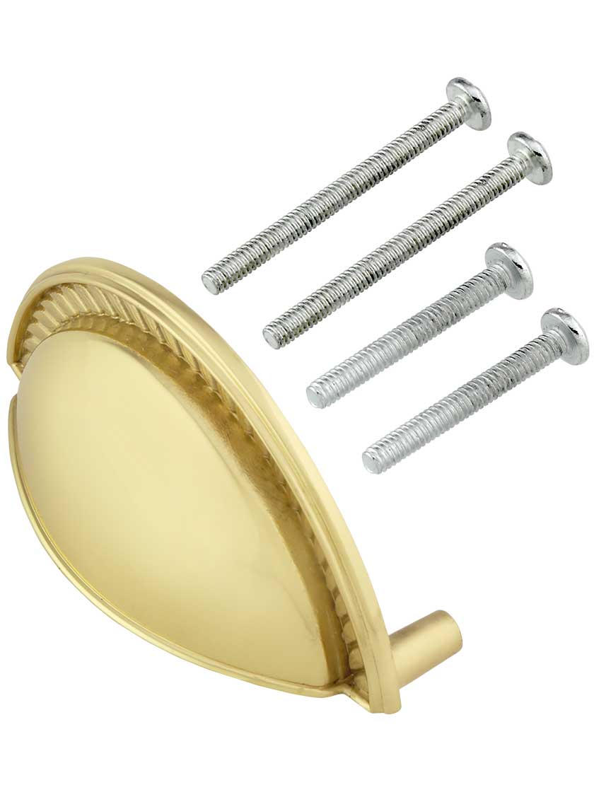 Rope Design Cup Pull - 3" Center-to-Center | House of Antique Hardware