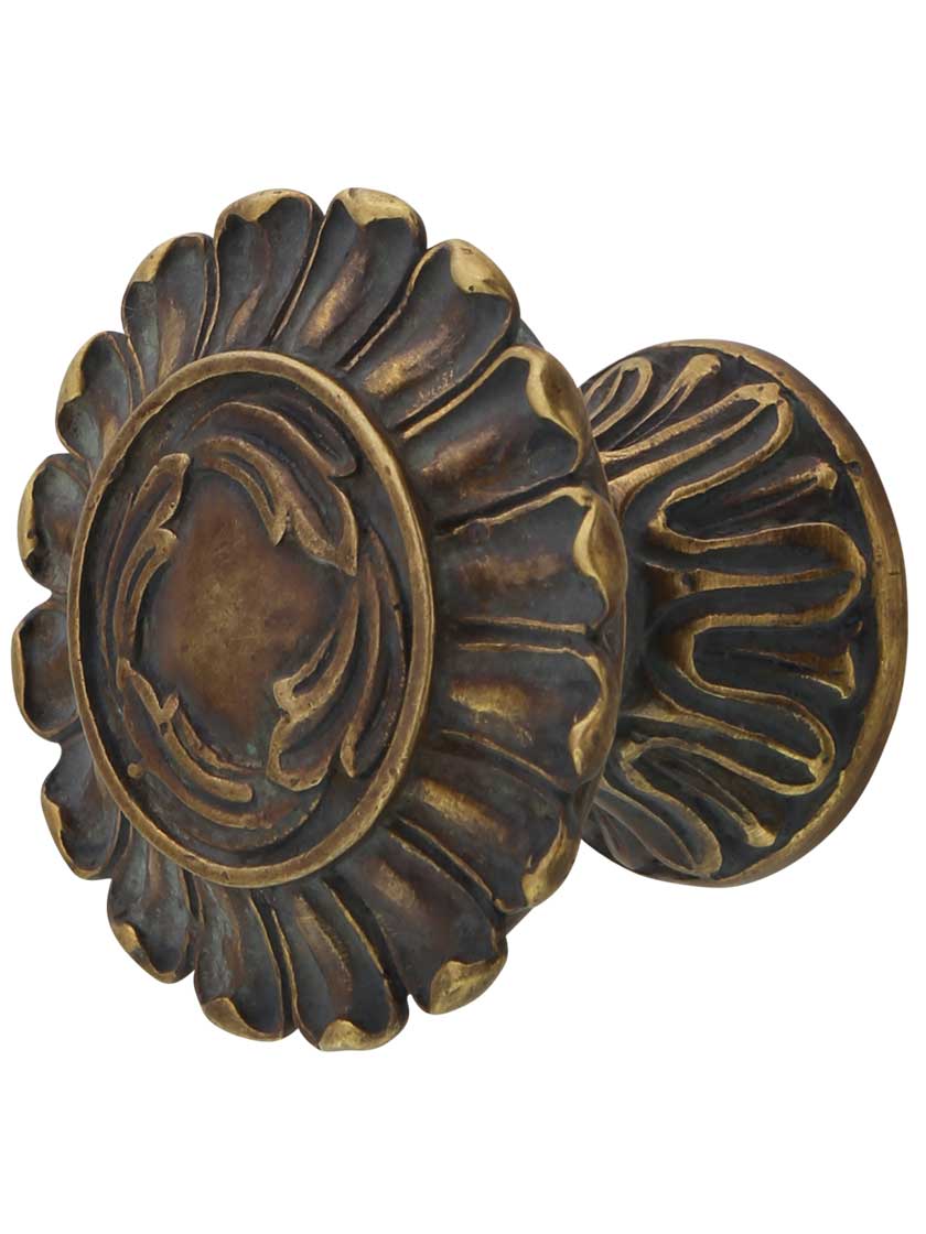 French Court Cabinet Knob - 1 1/2" Diameter | House of Antique Hardware