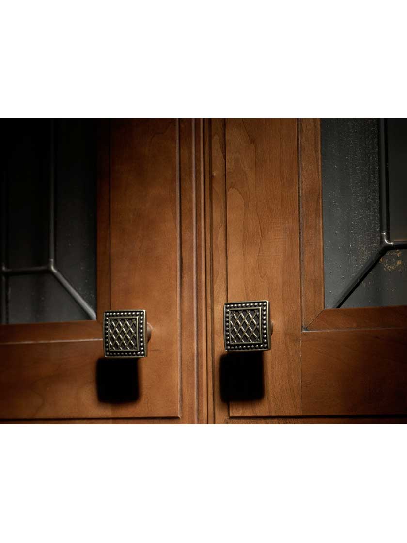 Trevi Square Knob - 1 1/4" Square | House of Antique Hardware