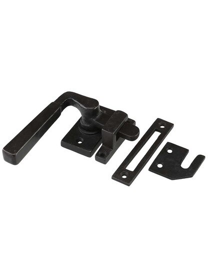 Solid Bronze Curved-Handle Casement Fastener - Right Hand | House of ...