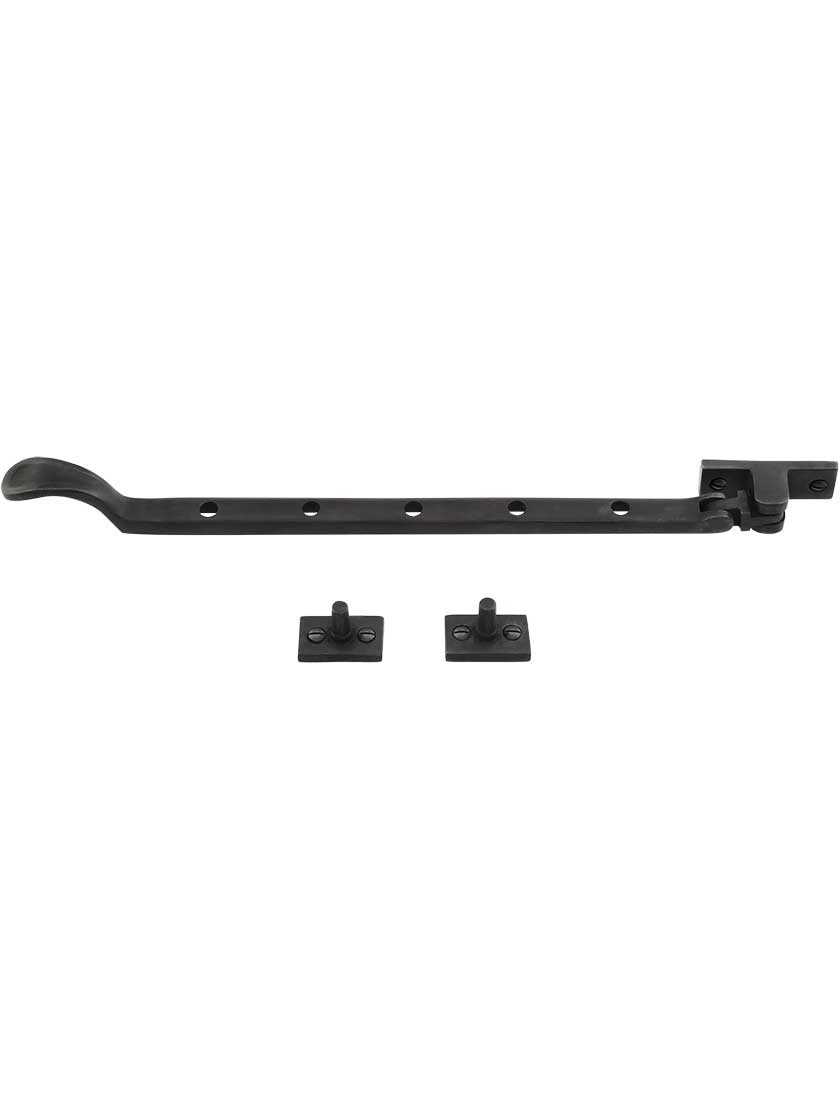 Solid-Bronze Casement Stay - 12 3/4" | House of Antique Hardware