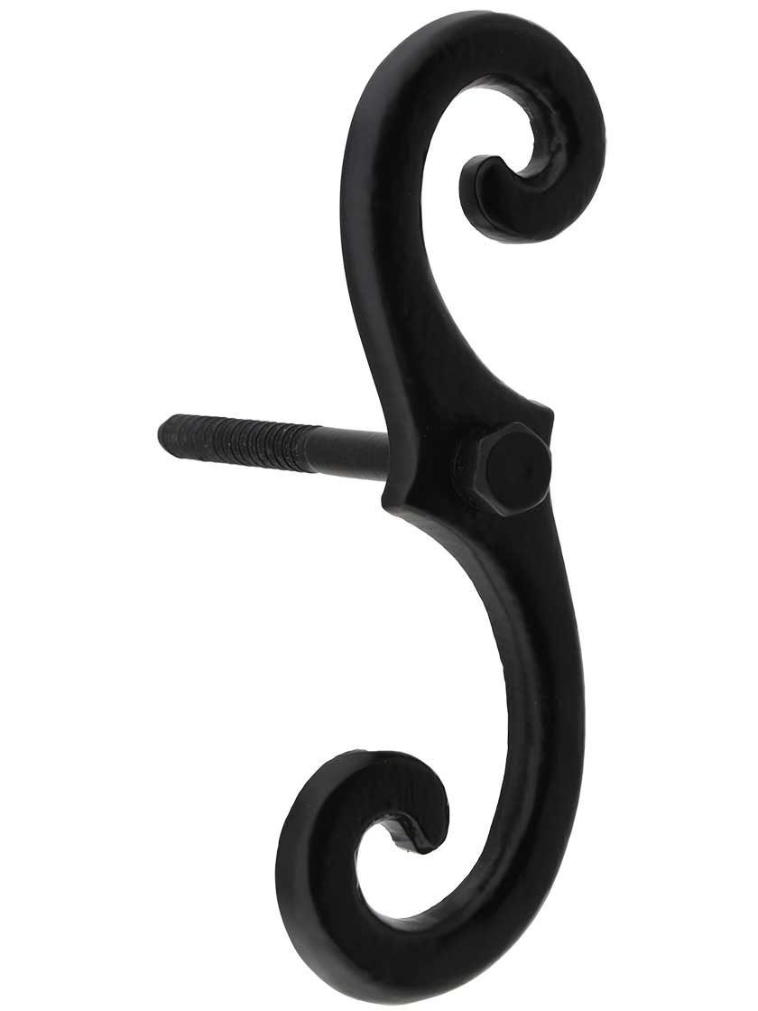 Pair of Cast Aluminum 6" Classic Shutter Dogs - Lag Mounted | House of ...