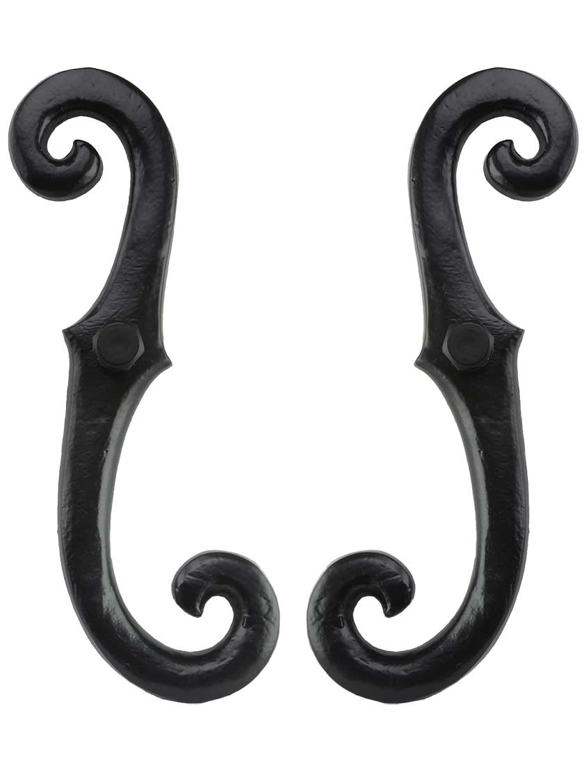 Pair of Cast Aluminum 7" Classic Shutter Dogs - Lag Mounted | House of ...